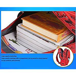 ZDKESGD School Backpack for teen boys girls 3D Comic Schoolbag Anime Cartoon Waterproof Bookbag