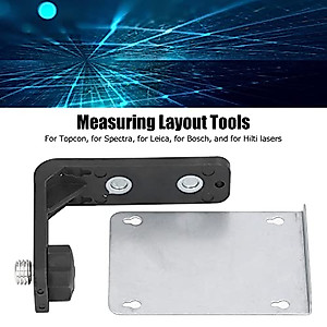 Level Magnetic Bracket,L-hanging wall Mount Universal Hanger ABS Iron for Instruments Lasers Suspension Accessories 5/8in