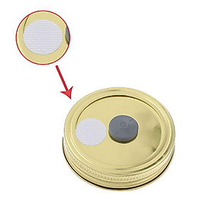 Synthetic Filter Paper Stickers 20 mm 0.3 μm Filter Disc Mushroom Applied Under Wide Mouth Jar Lid for Mushroom Cultivation (256)
