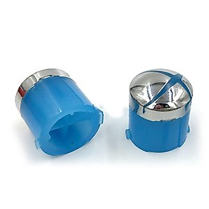 Replacement Guide Start Back Home Button for Xbox 360 Controller (Blue)
