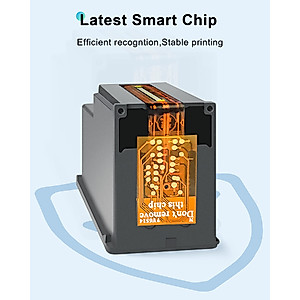 61XL Black Ink Cartridges Combo Pack High Yield Replacement for HP Ink 61 XL for Envy 4500 4501 5530 4502 5534 5535 for OfficeJet 4630 4635 for DeskJet 1000 1010 1055 1510 3050 3510 Printer (2 Black)