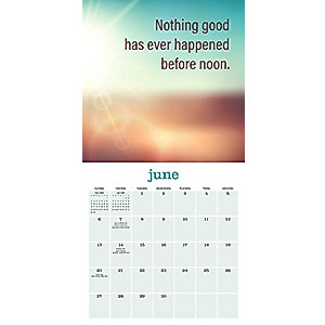 Unspirational 2021 Wall Calendar: it's okay to be a loser!