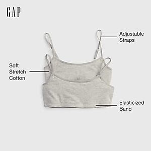 GAP Girls Basic Bra, Optic White 3, XX-Large US