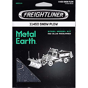 Metal Earth Freightliner Snow Plow 3D Metal Model Kit Fascinations