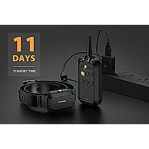 PATPET Dog Training Collar with Remote(3/4 Mile) - Outdoor Hunting E Collar for Dogs Training, Shock Collar for Medium Large Dogs(15-140 lbs)