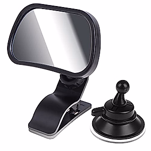 Baby Car Mirror for Rear View Shatterproof Baby Backseat Mirror with Suction Cup 360¡ã Adjustable Safety Car Seat Mirror for Back Seat Rear Facing Infant Clear Wide Vision Rear Facing Car Seat Mirror