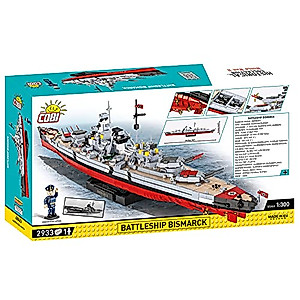 COBI Historical Collection World War II Battleship Bismarck, Executive Edition