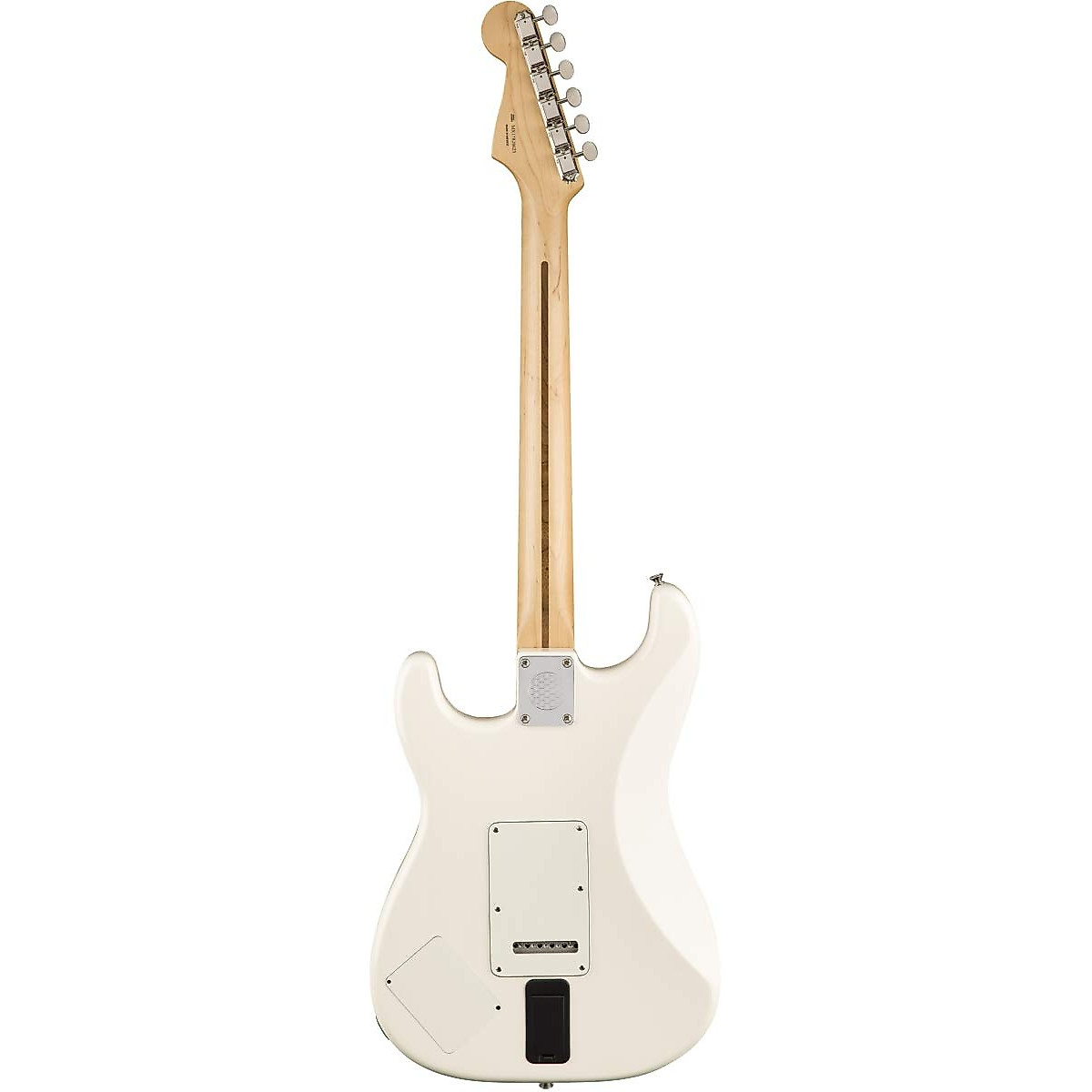 Fender EOB Stratocaster Electric Guitar, Olympic White, Maple Fingerboard