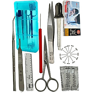 ArTLaB-Advanced Precision Dissection Kit - 25 pieces total. Stainless Steel Instruments perfect for Anatomy, Biology, Botany, Veterinary and Students -Dissecting Kit set