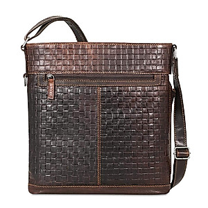Voyager Woven Crossbody Bag #WF312 (Brown)