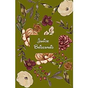junior bridesmaid notes: Junior Bridesmaid Notes Wedding Notebook perfect for taking wedding notes for girls