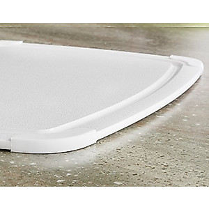 Epicurean Cutting Board with Removable Silicone Corners, 11.5" by 9", White