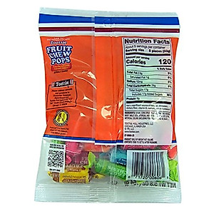 Tootsie Fruit Chews Assorted Fruit Rolls, 5.8 oz, Pack of 3