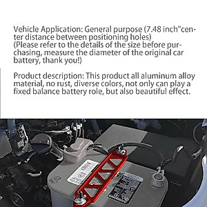 GKmow 1 PC Car Power Mounting Kit, Alloy Triangular Five-Hole Tie-Down Bracket, High-Looking Fastener Combination, Compatible with Cars, Trucks, Vans, SUVs, Trailers (Red)