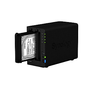 Synology DiskStation DS218+ 2-Bay NAS Enclosure, Dual-Core 2.0GHz, No HDD