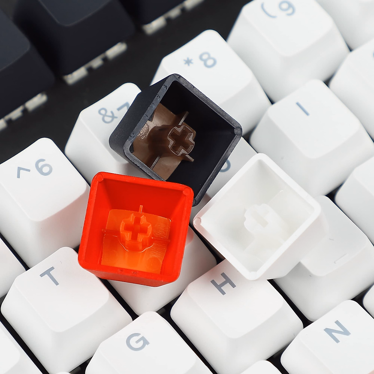 108 122 Double Shot Backlit Olivia Keycaps PBT Shine Through OEM Profile Keycap for MX Mechaniccal Keyboard 61 68 84 87 104 (P5 122)