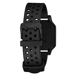 NIXON Heat A1320 - Digital Watch for Men and Women - 100M Water Resistant Exercise Workout - Custom 38 mm LCD Display, 20mm PU Band