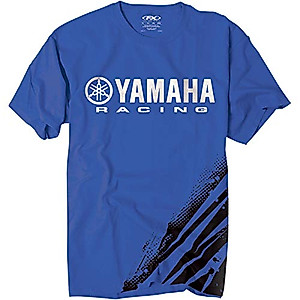 Factory Effex 14-88180 Yamaha' Flare T-Shirt (Blue, Medium)