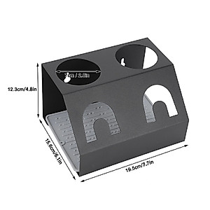 Haokaini Dual Holes Bottle Drying Rack for Soda Stream Bottles Soda Bottles Drainer Holder with Pad Sodastream Accessory for All Soda Stream Machines