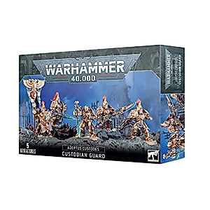 Games Workshop 99120108006 "Adeptus Custodes Custodian Guard Miniature Game,Black