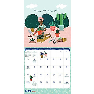 Crazy Plant Lady Mini Wall Calendar 2020