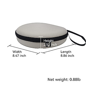 Hard Storage Case for Airpods Max Headphones with Sleep Mode Function, Protective Hard Shell Travel Carrying Bag for Apple AirPods Max
