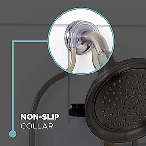 Zenna Home Hanging Over-the-Shower Caddy, Satin Nickel