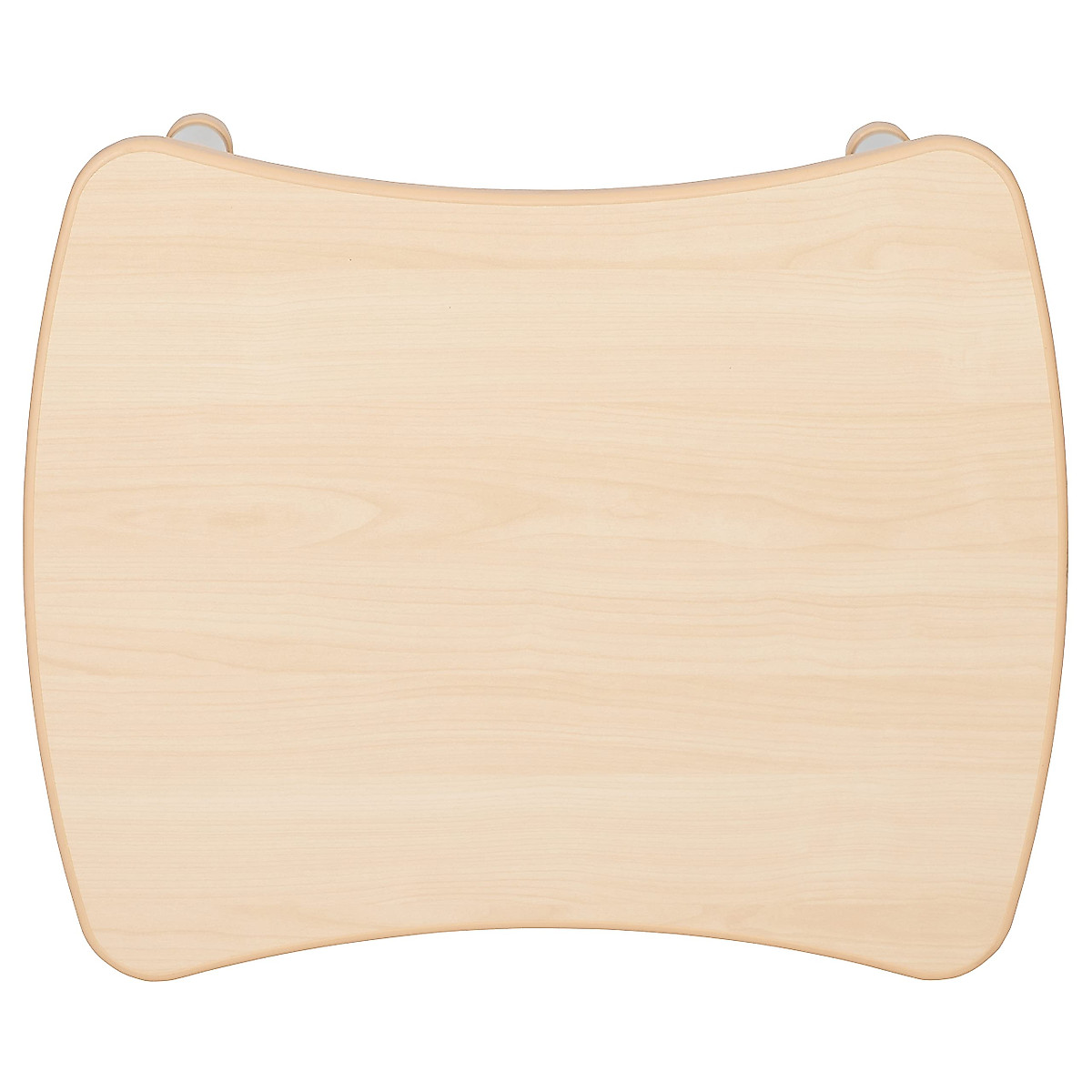 EMMA + OLIVER 21.875" W x 26.625" L Natural Plastic Adjustable Activity Table-School Table for 4