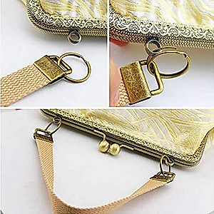 F-BBKO 42Sets 1" Key Fob Hardware - 3 Colors 1" Key Fob Key-chain Perfect with 1Pcs Key Fob Glass Running Pliers for Key Fob Wristlets Install