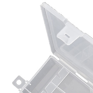 cdar Storage Box -Break Good Sealing Plastic Fishing Tackle Accessory Box for Exercise