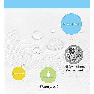 4 Piece Anime Shower Curtain Sets with Non-Slip Rugs, Toilet Lid Cover, Bath Mat and 12 Hooks, Bathroom Decor Set Accessories Waterproof Shower Curtains