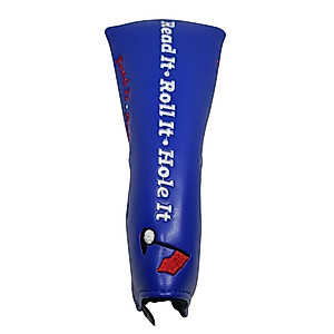 ReadyGOLF Dancing Gopher Blue Embroidered Putter Cover Blade