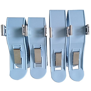 ECG/EKG Adult Limb Electrode for 3.0 Plug/4.0 Banana Plug -4 Pieces/Set (Gray)