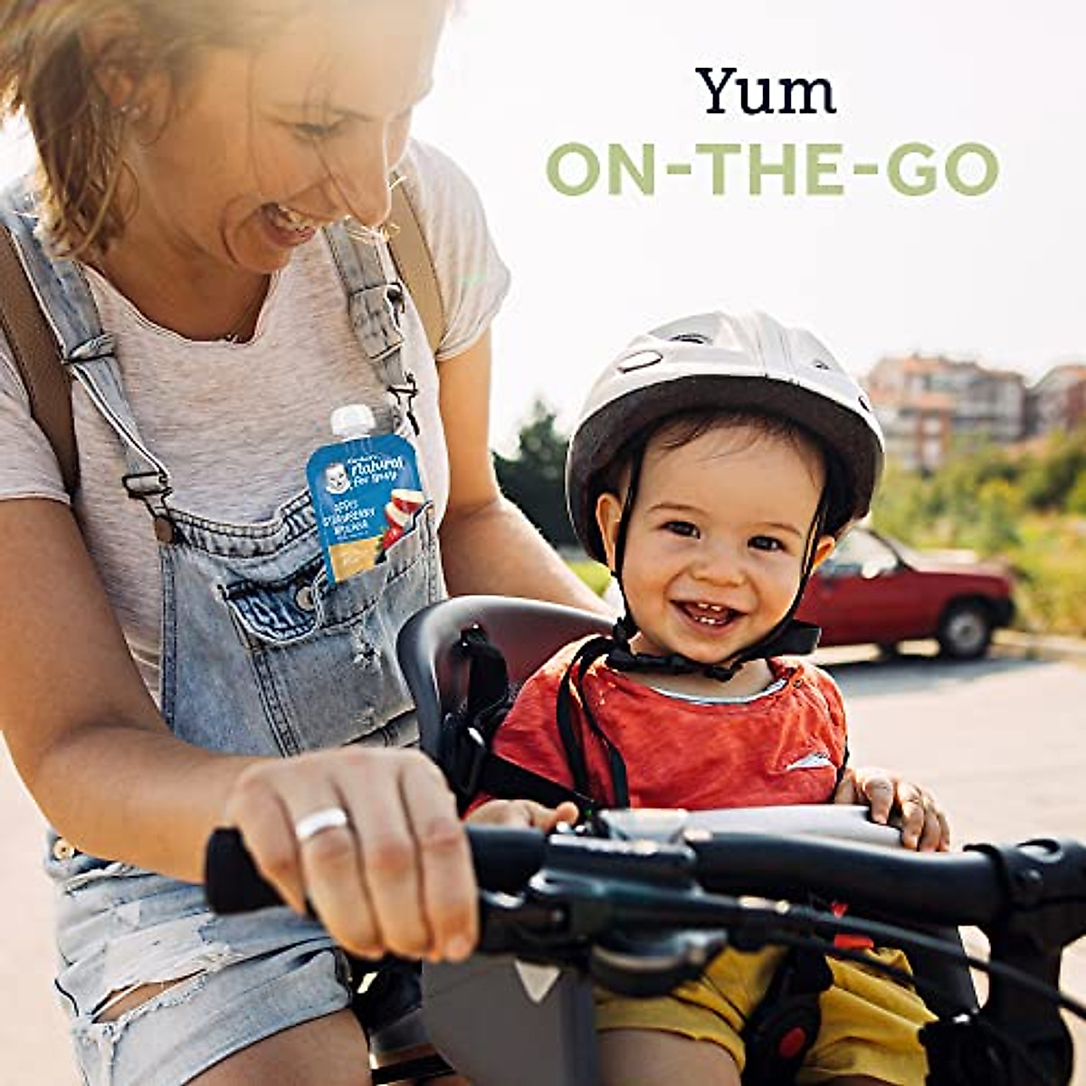 Gerber Baby Food Pouches, Toddler 12+ Months, Apple Pear Peach, 3.5 Ounce (Pack of 12)