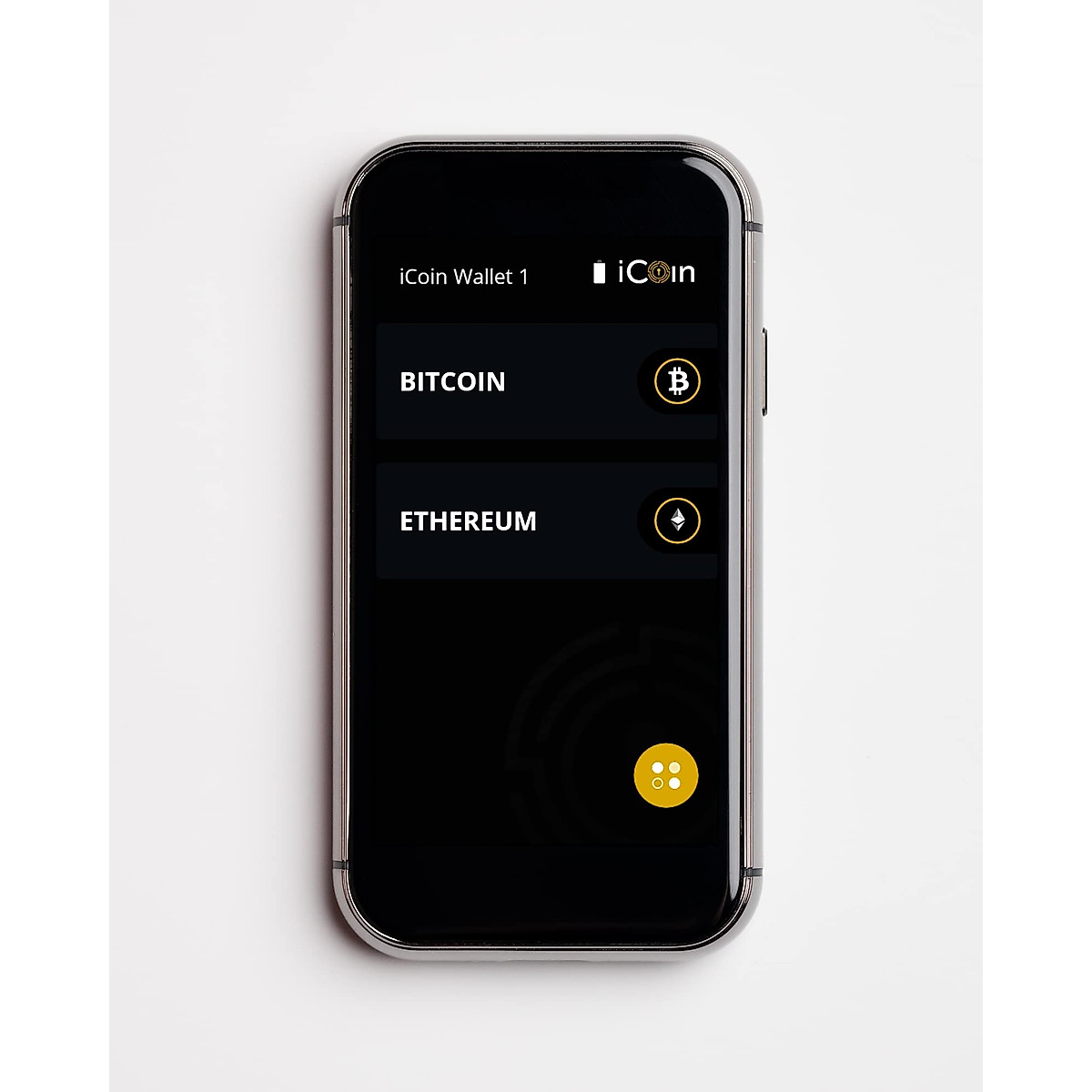 iCoin Wallet & Printer - Cold Storage Digital Crypto Hardware with 3in Color LCD Touchscreen, Secure Messaging and Digital Wallet for NFT, Crypto Currency and Tokens, All-in-one with Secure Printer