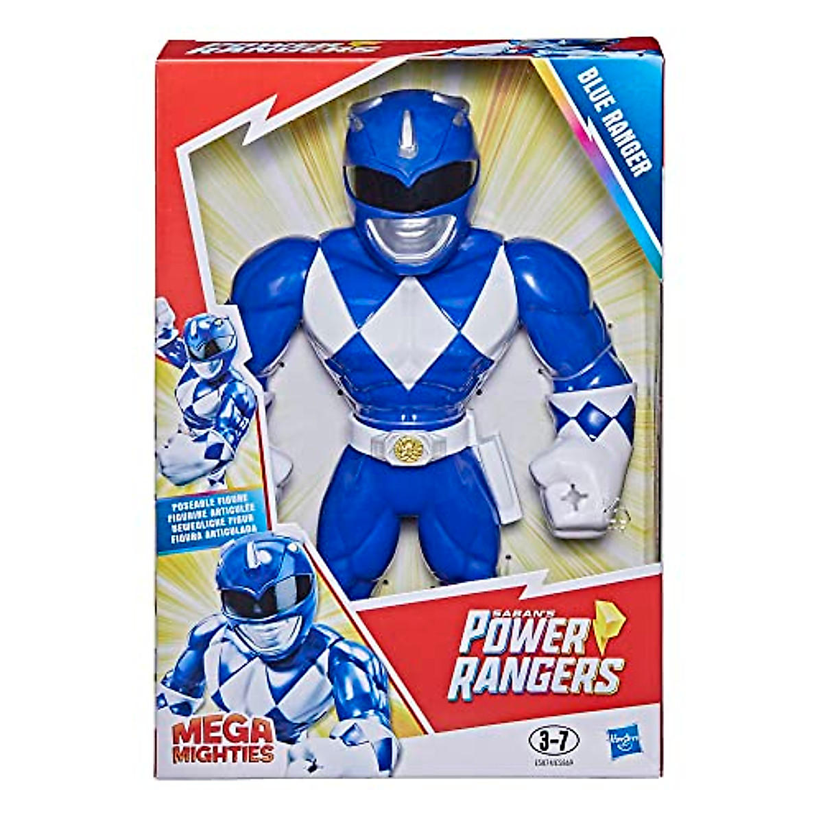 Power Rangers Playskool Heroes Mega Mighties Blue Ranger Brown/a