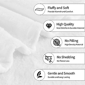 Fox Blanket Flower Soft Comfy Throw Blanket Flannel Fleece Blankets for Bedding Sofa Living Room Kids Adults Boys Girls Gifts 50"X40"