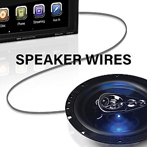 BOSS Audio Systems KIT20 0 Gauge Amplifier Installation Wiring Kit - A Car Amplifier Wiring Kit Helps You Make Connections and Brings Power to Your Radio, Subwoofers and Speakers