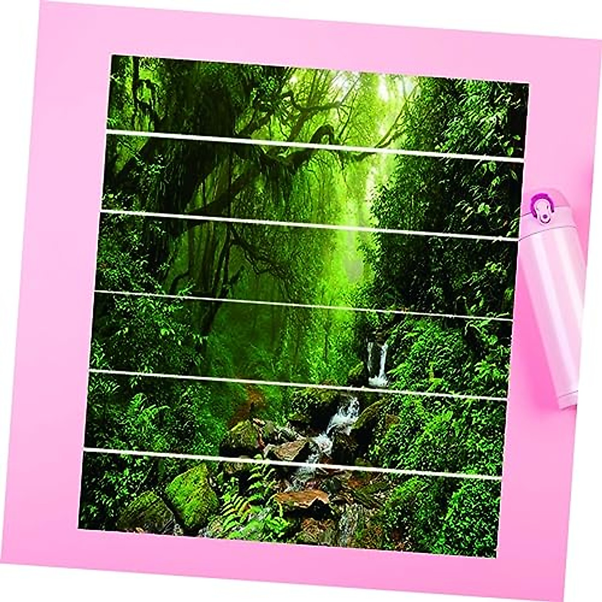 Housoutil Thicken Stairs Stickers Staircase Wall Decor Staircase Stickers Stairs Decals Staircase Decals PVC Stair Decor Mural Stair Stickers Decorative Paintings Digital