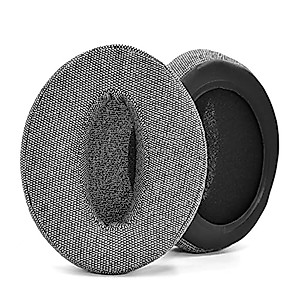 defean Replacement Gray Fabric HD4.50BT, HD4.50BTNC, HD4.40BT Memory Ear Pads Cushion Compatible with Sennheiser HD 4.50BT, HD 4.50BTNC, HD 4.40BT Bluetooth Headphones (All Fabric)