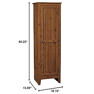 Ameriwood Home Single Door Pantry, Old Fashioned Pine