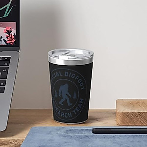 12oz Tumbler Vintage Bigfoot Forest Stainless Steel Cup With Straw And Lid Spill Proof Bulk Double Wall Vacuum Reusable Water Tumblers For Cold Hot Drink