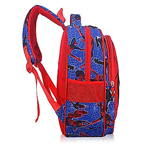 Dasellbag Toddler Boys Girls Kids Backpack 3D Cartoon Comic Lightweight Waterproof Student Schoolbag for Christmas Halloween(Blue-S)