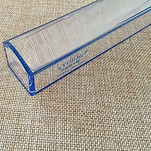 8 Inch 5X Blue Raised Domed Bar Magnifier 7513B with Reading Tracking Line Optical Tool Bar Magnifying Glass