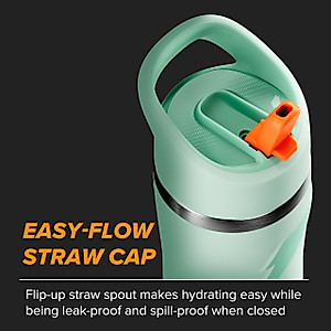 Gatorade 'Overtime' 22oz Stainless Steel Water Bottle, Straw Cap, Yellow