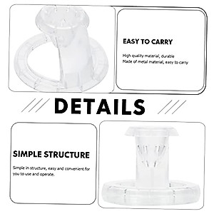 JECOMPRIS 2pcs Pen Base 3D Print Pen 3D Pen Organizer 3D Printing Pen Rack Printing Pen Storage Bracket Pencil Display Stand 3D Pen Accessories 3D Printing Brush Base Transparent Plastic