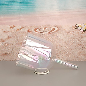 ENERGYSOUND Cosmic Handle Clear G Throat Chakra Quartz Crystal Singing Bowl 8 inch