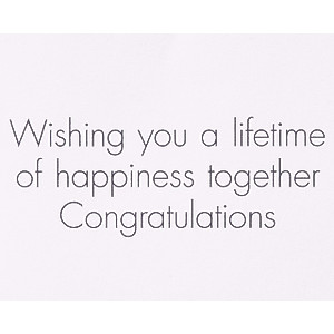 Papyrus Wedding Card (A Lifetime of Happiness)