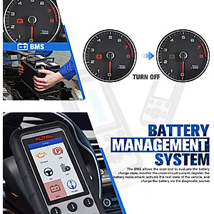Autel MaxiDiag MD806 OBD2 Scanner, ABS SRS Engine Transmission Four Systems Diagnostic Scan Tool with Oil Reset EPB SAS BMS for Specific Vehicles Up to 2015, Auto VIN, Live Data, Lifetime Free Update