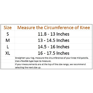 Tektrum CLOSED ELASTIC KNEE SLEEVE - BLACK, MEDIUM